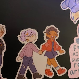 Huntlow Hunter X Willow Waterproof Matte Vinyl Stickers - Etsy