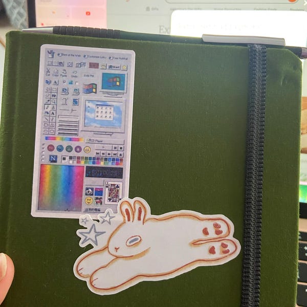 Y2k Microsoft Paint Sticker - Etsy
