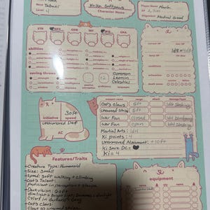 Royal Blood Dnd 5e Character Sheet Digital Printable PDF - Etsy