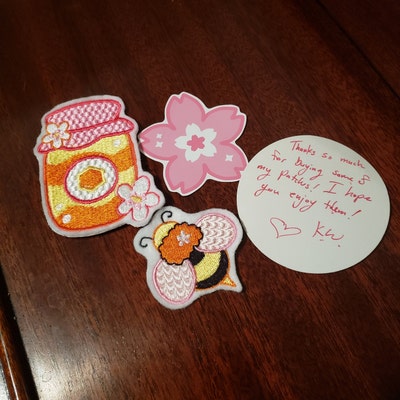 IRON ON PATCH Pink Sakura Cherry Blossom Kawaii Japan Flower - Etsy