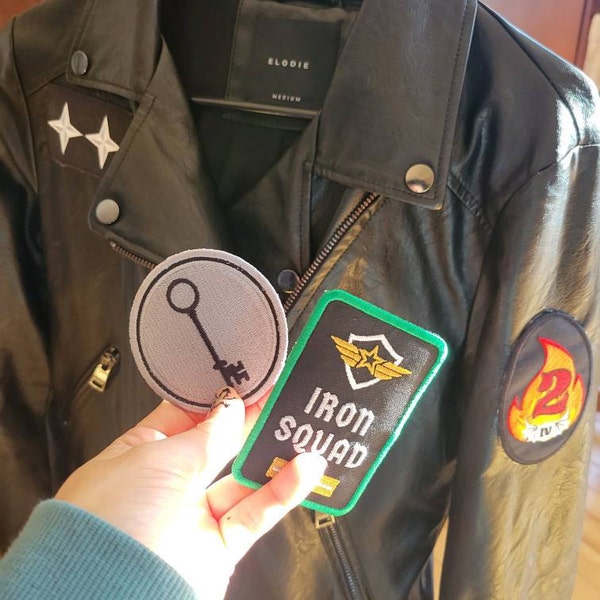 Fourth Wing Embroidered Patch, Flight Jacket Cosplay Patches, Dragon ...