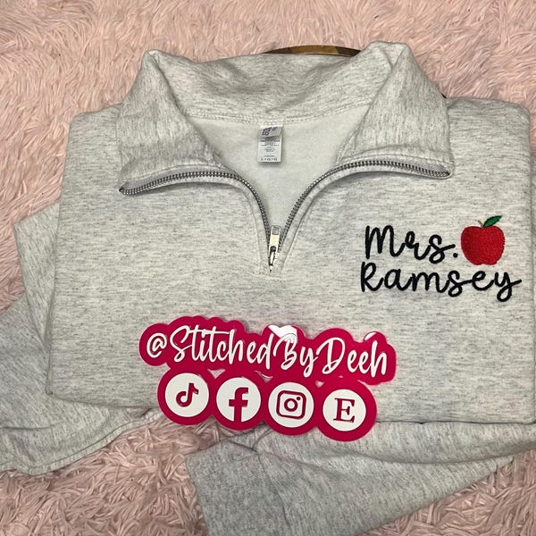 Teacher Embroidery Design, Back to School Machine Embroidery File ...