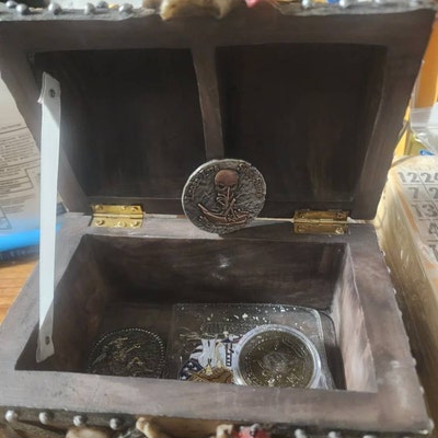 Treasure Cob Style Pirate Challenge Coin With Freemason Masonic ...