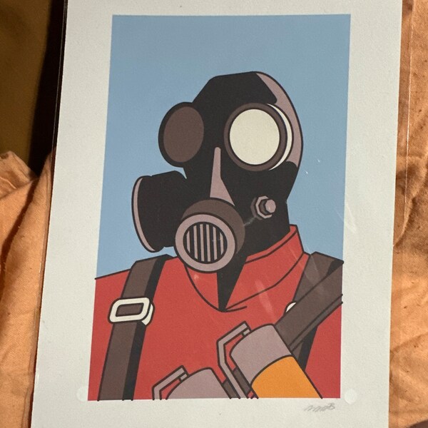 Team Fortress 2 - the Engineer [A5 Print] - Etsy