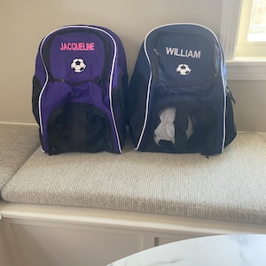 Personalized Volleyball Backpack With Name & Embroidered Volleyball ...