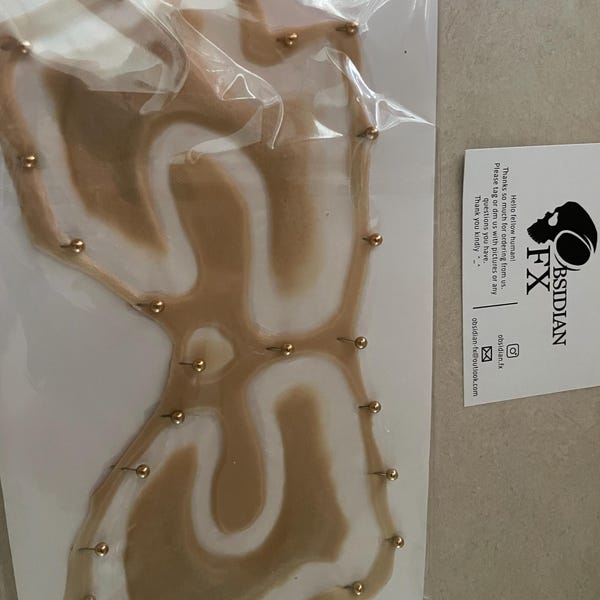 Skeletal Zombie Cheekbones/eye Sockets Prosthetic, SFX Makeup, Silicone ...