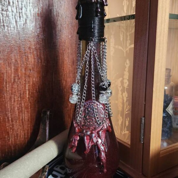 Mermaid Scales Static Potion Bottle Spell Bottle Cosplay Water Magic ...