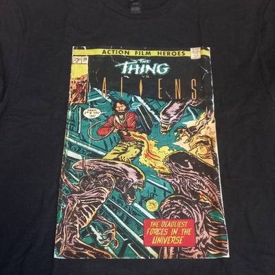 The Thing Vs. Aliens Fan Art Comic Cover Classic T-shirt, Sweatshirt ...