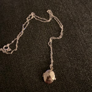 Silver Potato Necklace Sterling Silver Potato Charm on a | Etsy