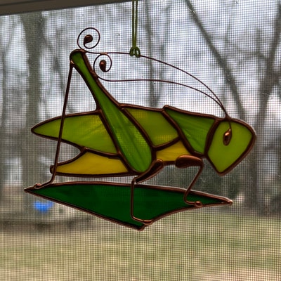 Stained Glass Beetle Bug Suncatcher Glass Home Decor Window - Etsy