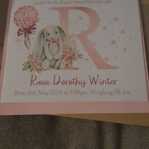 Personalised Girls Football Card, Football Card for Daughter ...