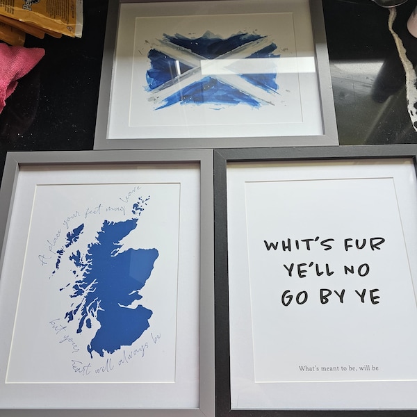 Haud Yer Wheesht Scottish Word Print Scottish Saying, Typography Print ...