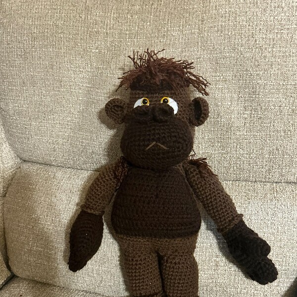 Sasquatch Crochet Pattern, Bigfoot, Amigurumi, Yeti, Handmade Doll ...