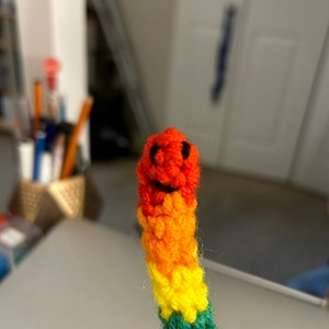 Rainbow Worm - Etsy