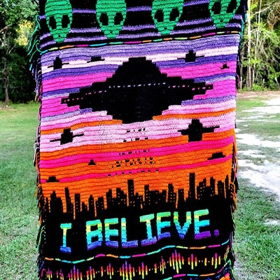 Sos Alien Invasion Mosaic Crochet Pattern Collection - Etsy