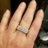 925 Sterling Silver Stretch Rings Stack of 2, Stacked Rings, Womens ...