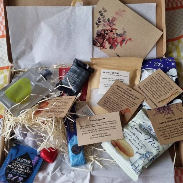 COUPLES Gift Box, Date Night In, Home Spa for Two, Self-care Package ...