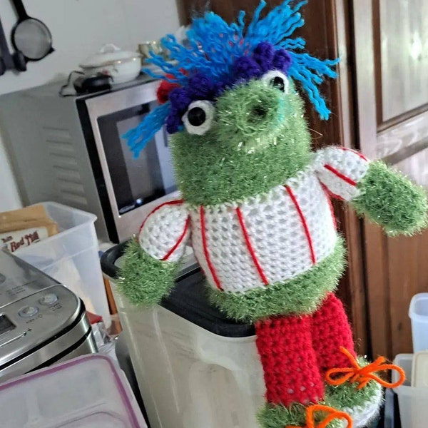 Philadelphia Phillies Phanatic Inspired - Learn How to Crochet ...