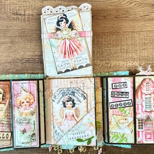 Printable Junk Journal Ephemera Kit, Spring Flowers, Shabby Chic Papers ...