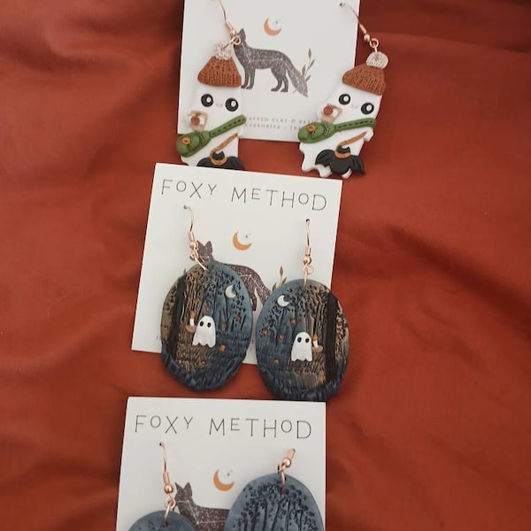 Whimsical Cottagecore Clay Hair Pins Green Witch Bridal Mushroom and ...