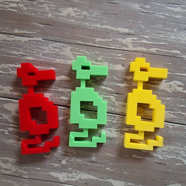 3D Printed Retro Arcade Game Characters Wall Decor, Decoration - Etsy