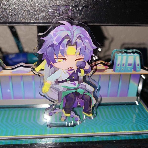 Zenless Zone Zero - Burnice Matte Sticker - Etsy