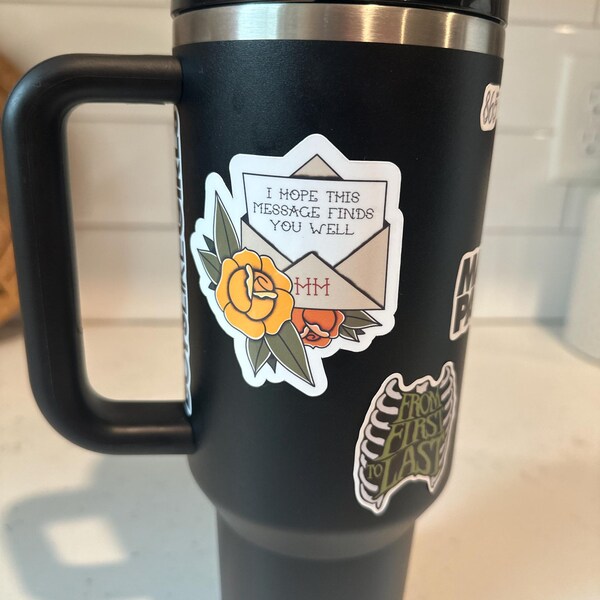 Fall Out Boy Sticker | Fall Out Boy Lyric Sticker | Water Resistant ...