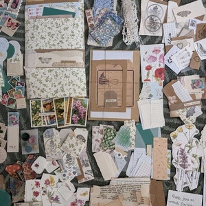 Vintage Themed Paper Clusters 10 Pieces Collage - Etsy