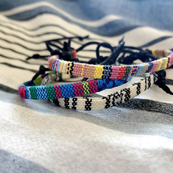 2x Boho Surfer Bracelet Women & Girls - Handmade Festival Jewelry Set ...