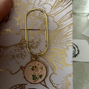 Vintage Embellished Clips, Junk Journal, Stationary, Bookmarks ...