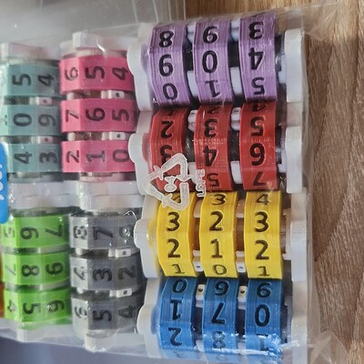 Compact Point Counter 3 Wheels for Board Games, Role Playing Games ...