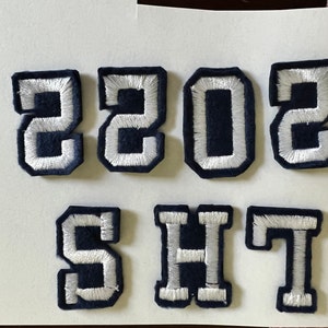 2 Old English Letters for Denim Jackets & Motorcycle | Etsy