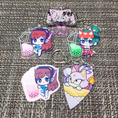 Sonic Crepes Keychains - Etsy
