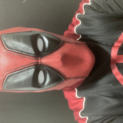 X-force Grey Deadpool Costume Cosplay Mask With Magnetic Eyes - Etsy