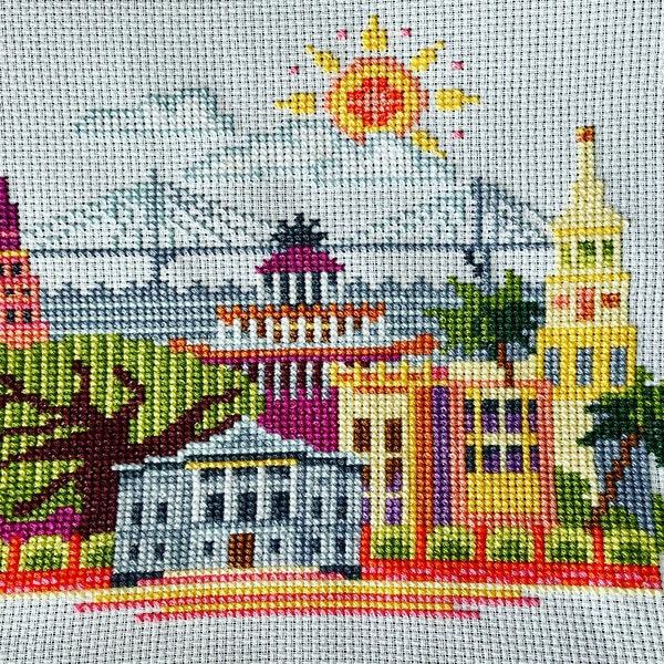 Charleston #P071 Embroidery Cross Stitch Pattern Download | Cross ...