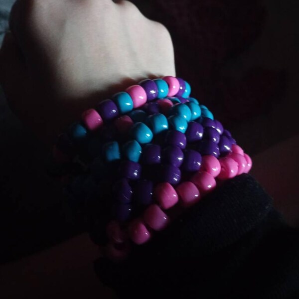 3D X-base Kandi Cuffs! - Etsy