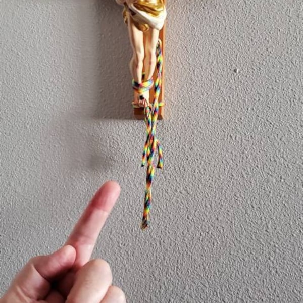 The Original Bunjesus - Bungee Jumping Jesus - Etsy