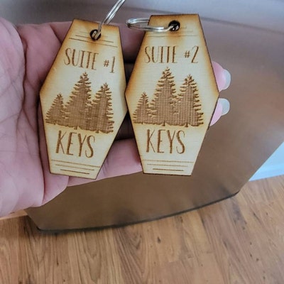 The Pontoon Keys, Wood Key Chain, Boat, Key Accessories - Etsy