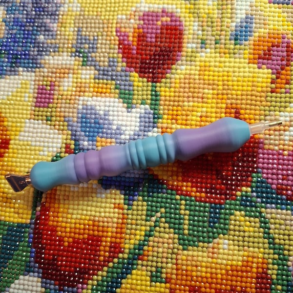 18 Colors Diamond Painting Drill Rhinestone Roller Straightener ...