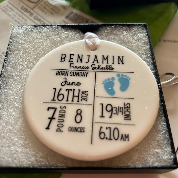 Personalized Thanksgiving Ornament Family Thanksgiving Keepsake Custom ...