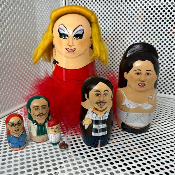 Willy Wonka and the Chocolate Factory Matryoshka Dolls - Etsy