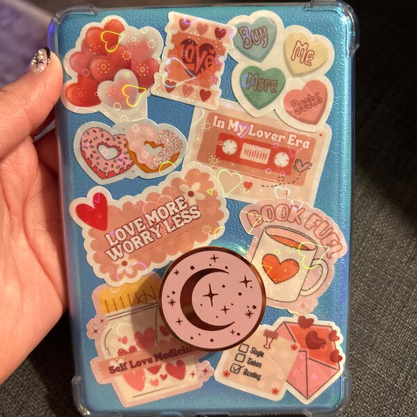 Lover Sticker Bundle Valentines Day Sticker Pack Bookish Sticker Bundle ...
