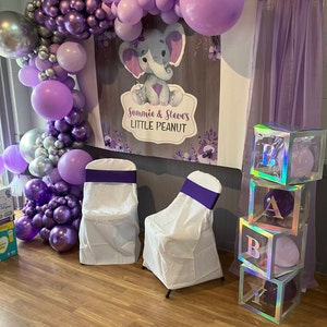 Elephant SVG Set 4 Boy Elephants With Blue Ears Polka Dot - Etsy