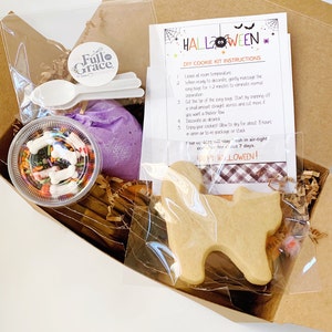 Printable Halloween DIY Cookie Kit Instructions Card - Etsy