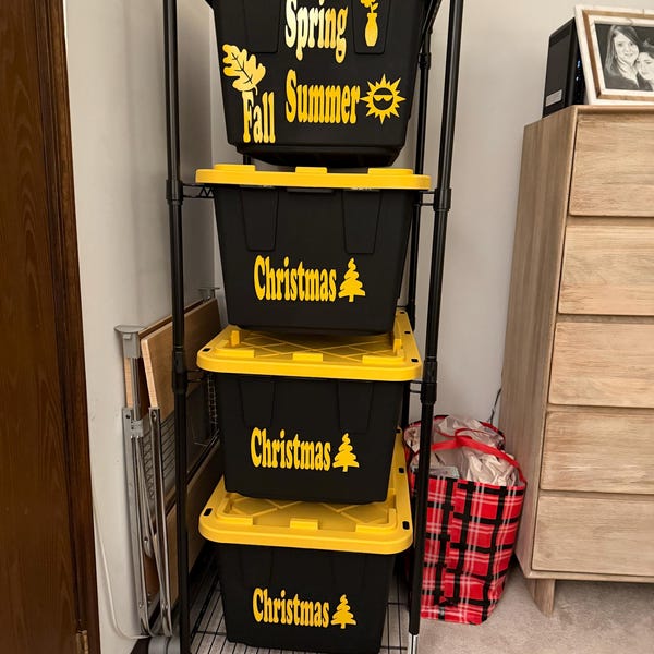 Storage Tote Labels - Etsy