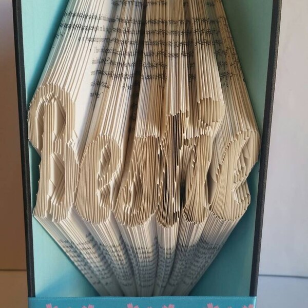 Book Folding Pattern Alphabet - ALPHABET 4 - Medium Font, Fancy Font ...