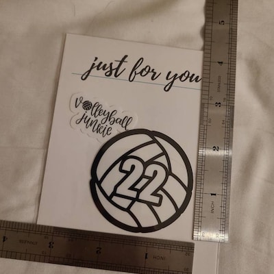 Personalized Volleyball Number Sticker, Custom Number Sticker ...