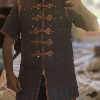 Leather Scale Armor Medieval Leather Armor Leather Scale - Etsy