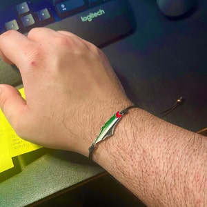 Palestine Bracelet , Palestine Flag Design , Palestinian Armband ...