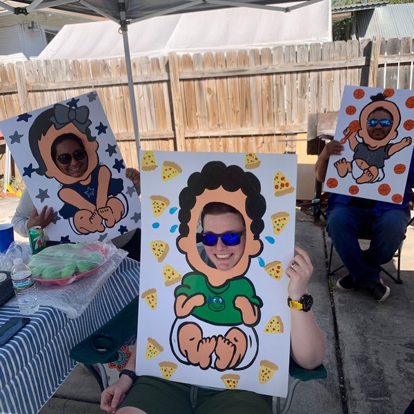 Baby Shower Game- Feed Me Baby Game- Co-ed Shower Game- Baby Party ...